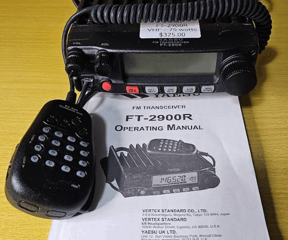 YAESU, FT-2900R – VHF 2 METER TRANSCEIVER, 75 WATT - Hamshack