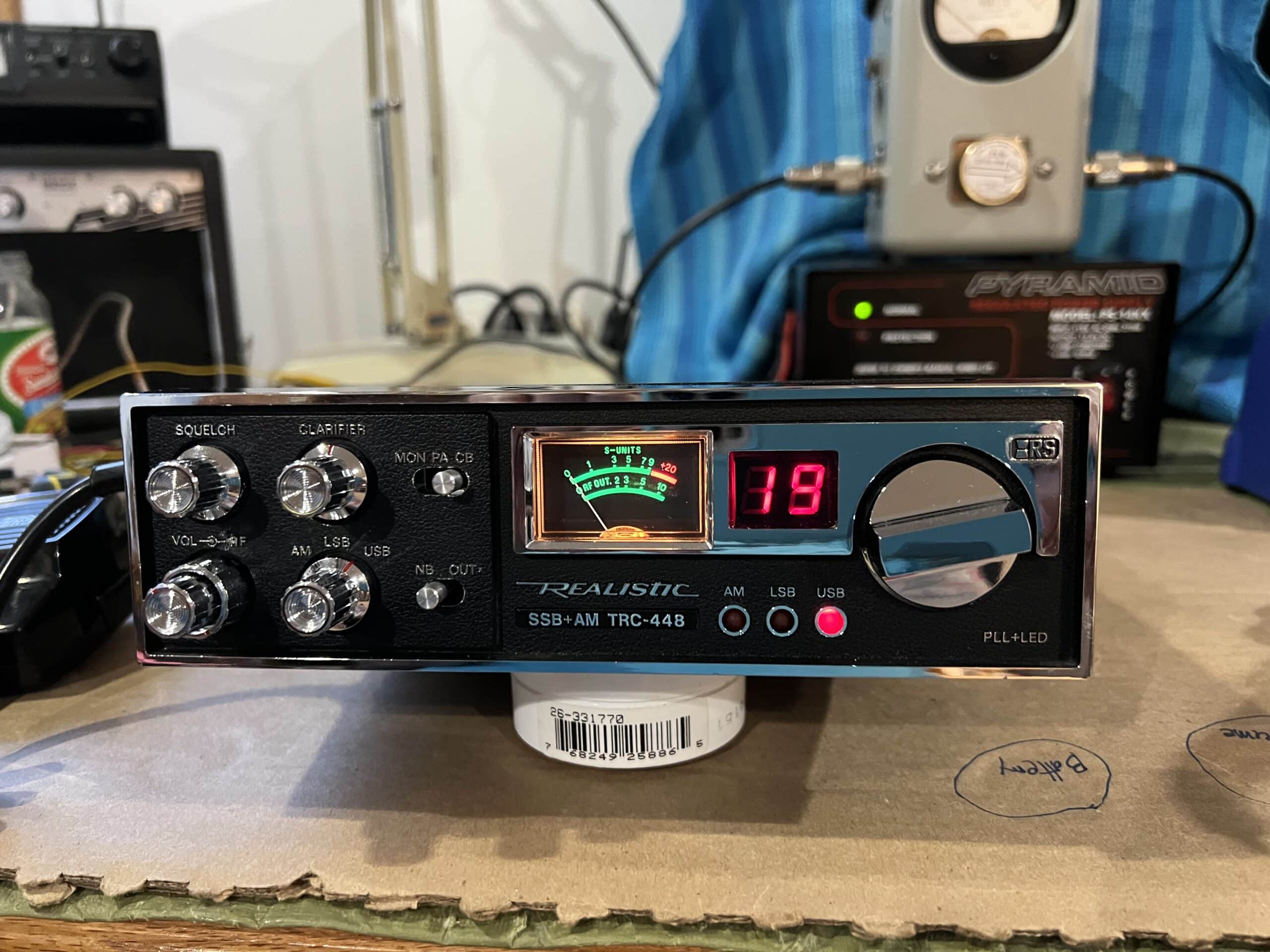 1978 REALISTIC TRC-448 AM/SSB 40 CHANNEL CB RADIO - Hamshack